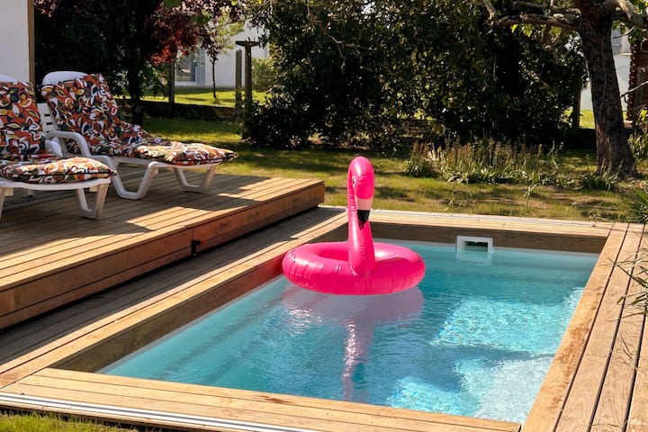 Maison Ginette - Maison Pour 8 Pers. Avec Piscine - Île d'Aix