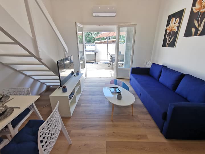 Maison 2 Chambres Avec Terrasse & Barbecue - Marseillan