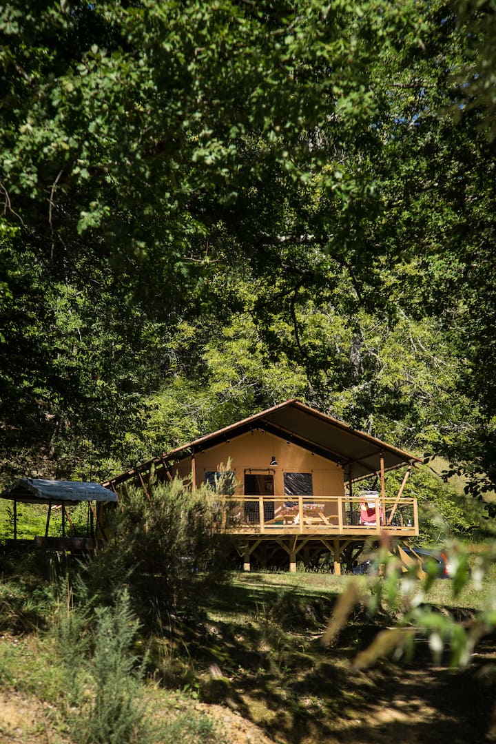 Tente Lodge Xl Luxe Safari Wood - Lavelanet