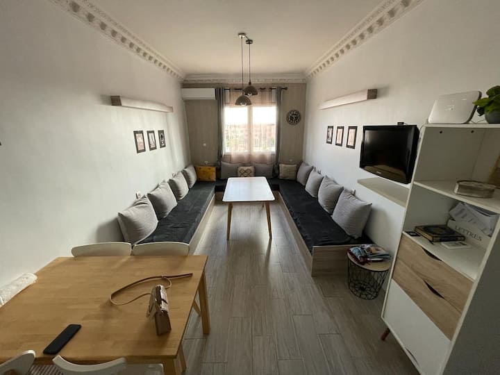 Bel Appartement T3 Marrakech - 馬拉卡治