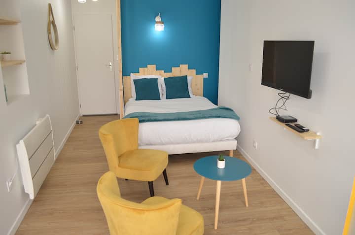 Studio Calme Terrasse | Centre & Vieux Mans à Pied - 르망