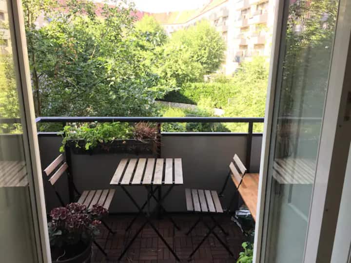 Cozy Flat W/balcony In Nørrebro - Copenhague
