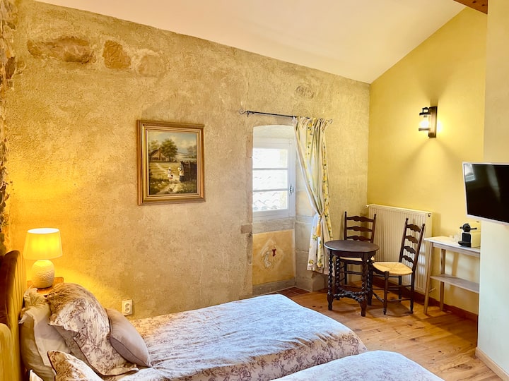 Le Clos D'alet - Chambre Mimosa - Alet-les-bains - Limoux