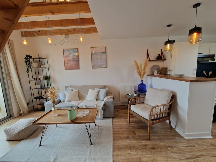 Duplex Cosy 400 M Plage Avec Parking - Saint-Nazaire