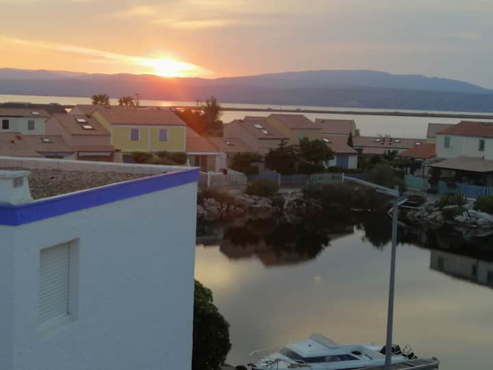 Duplex Terrasse Rooftop Wifi Vue Lac Panoramique ! - Le Barcarès