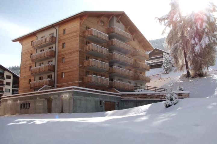 Joli 2 Pces Pour 4 Personnes Au Pied Des Pistes - Veysonnaz