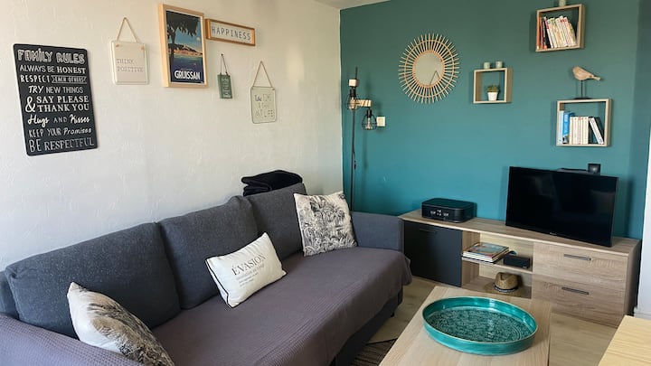 Beau T2 Climatisé ,Wifi Centre Historique Narbonne - Narbonne