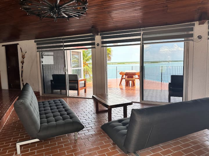 Bacalar My Love Villa Front Laguna View - Bacalar
