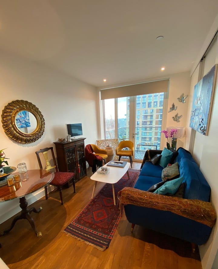 Fab Riverside 1-bed Flat - Woolwich