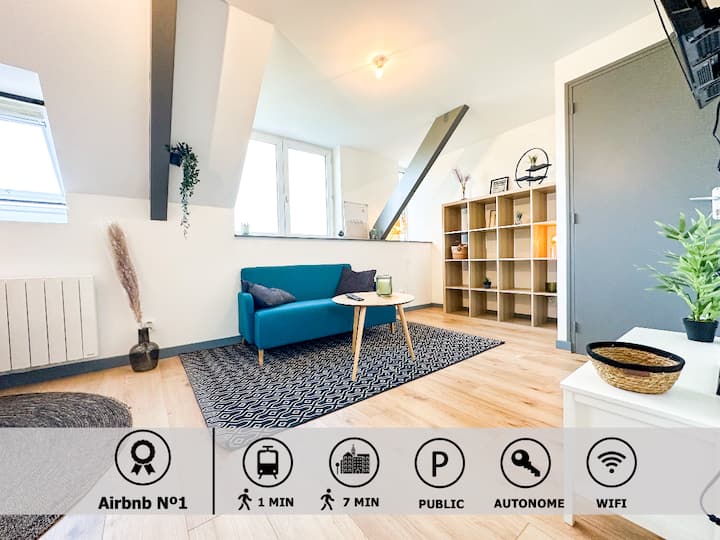 New: Le Lumineux Face à La Gare! - Guingamp