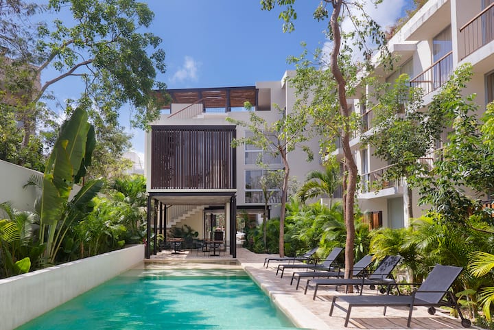 Cozy 2br W/ Private Patio & Superfast Wifi - Tulum