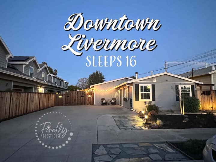 Sleeps 16! Downtown Livermore - Livermore, CA