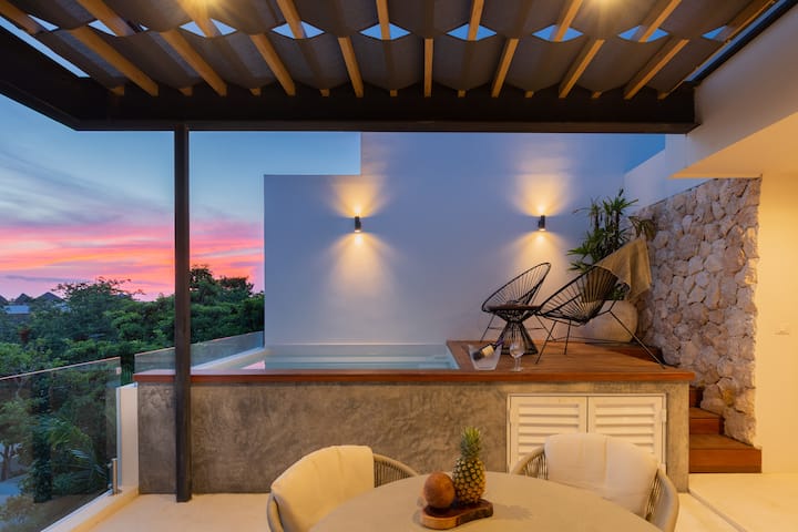 Ixchel Luxury Ph Studio Priv Rooftop Pool 150 Wifi - Tulum