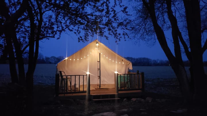 Glamping Tent Under The Country Stars - Nebraska