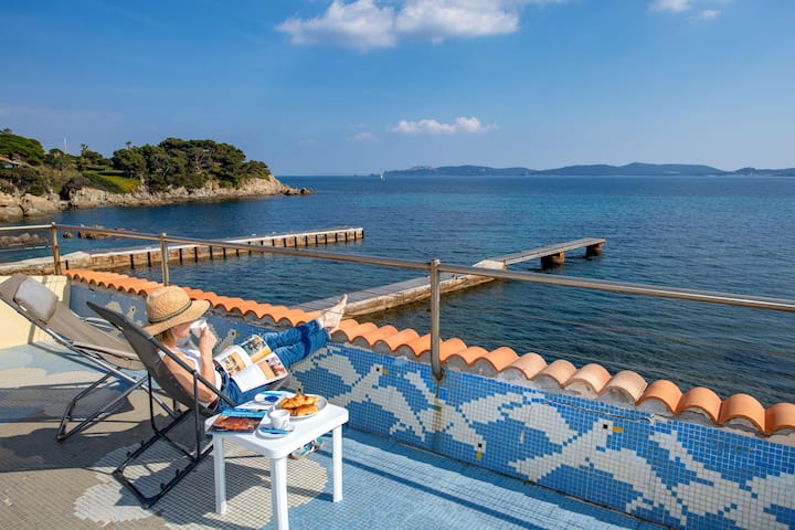 La Pointe Sud Maison De Pêcheur Climatisée - Île de Porquerolles