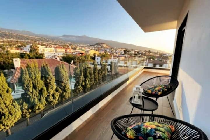 Luxurious Apt, Pool, Terrace With Views To Teide - Puerto de la Cruz