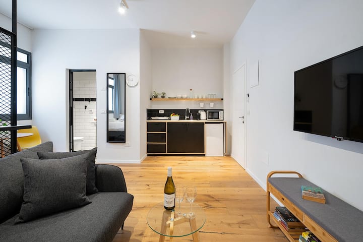 Bright&quiet Studio Apt. | Top Location |Ac |Wi-fi - Tel Aviv-Yafo