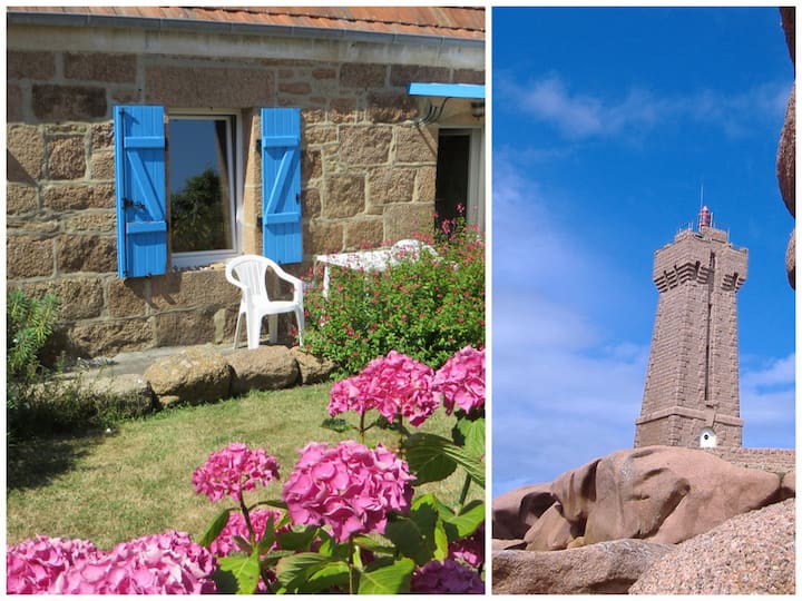 Maison Typique Plage De Ploumanach à 100m - Trégastel