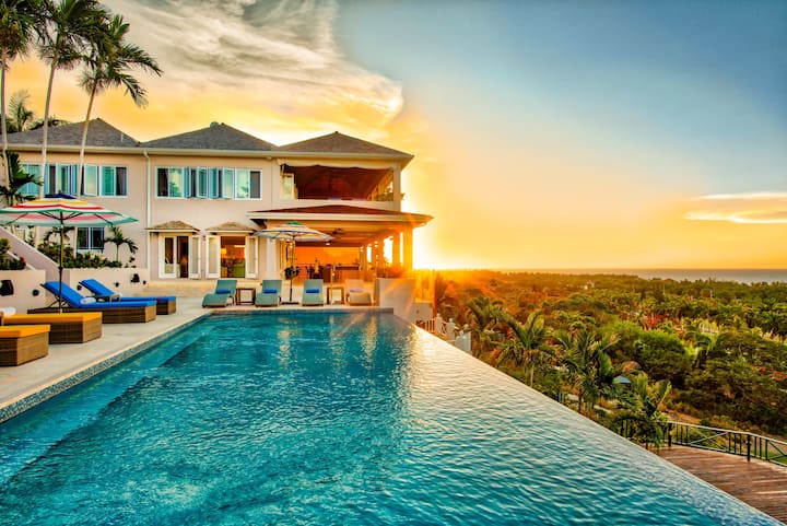Lux 5bdr Resort Villa Beach Golf Chef Views - Montego Bay