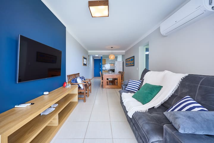 3 Quartos | 2 Vagas | Wifi | Ac | Roupas De Cama - Ubatuba