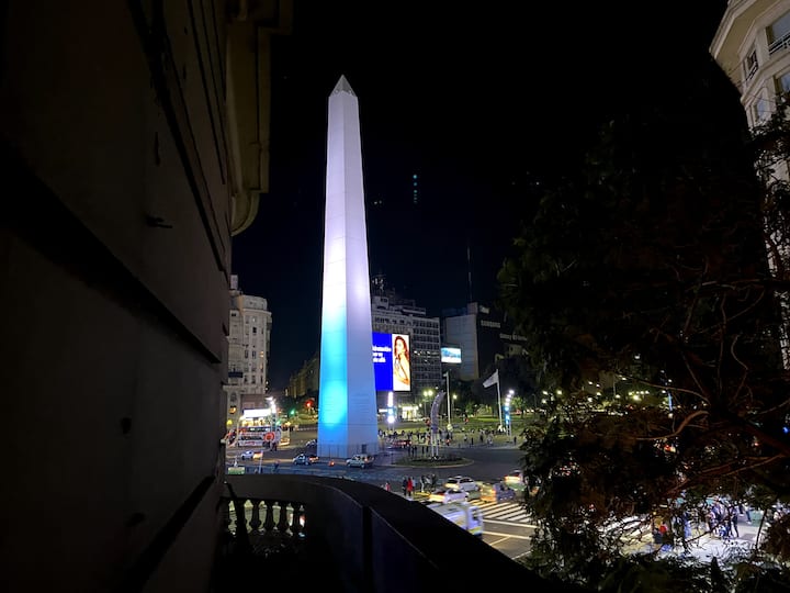 Depto Vista Al Obelisco Increíble Balcón - Buenos Aires