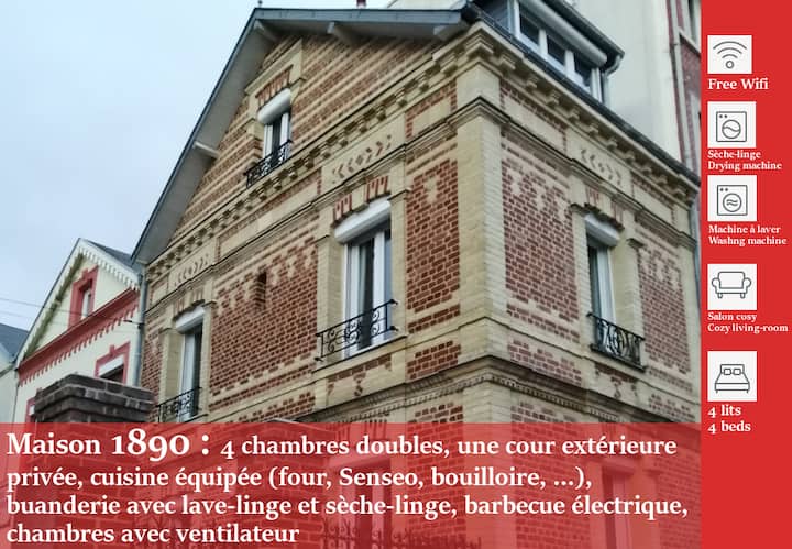 Maison éLégante De 1890 Avec Cour Extérieure - Le Havre