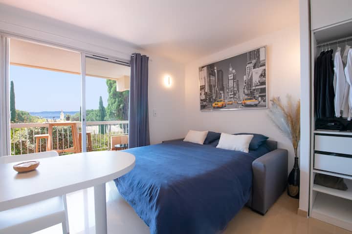 Studio Climatisé 4 Personnes Vue Mer - Sainte-Maxime