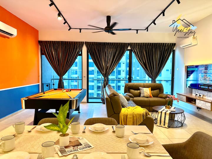 Atlantis Residence 11pax Pooltable 5mins To Jonker - Malacca