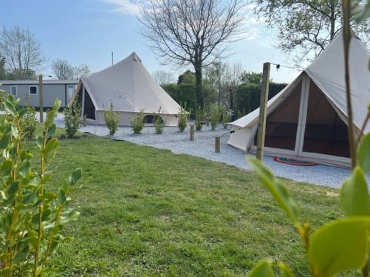 Bell Tent At Polladras Near Porthleven - Helston