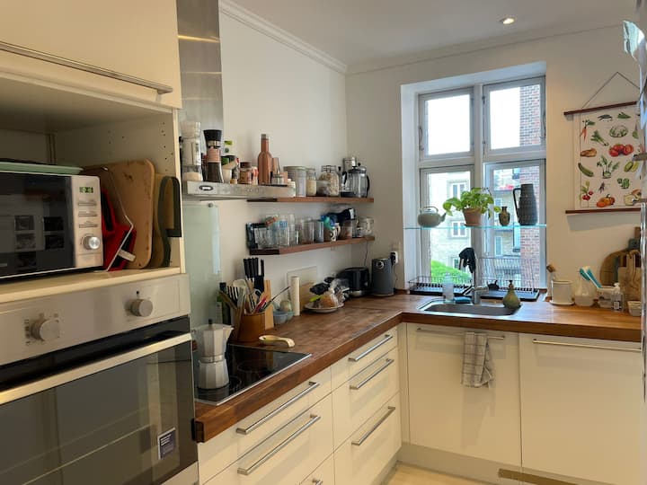 Light And Spacious Flat With Park View - Copenhaguen