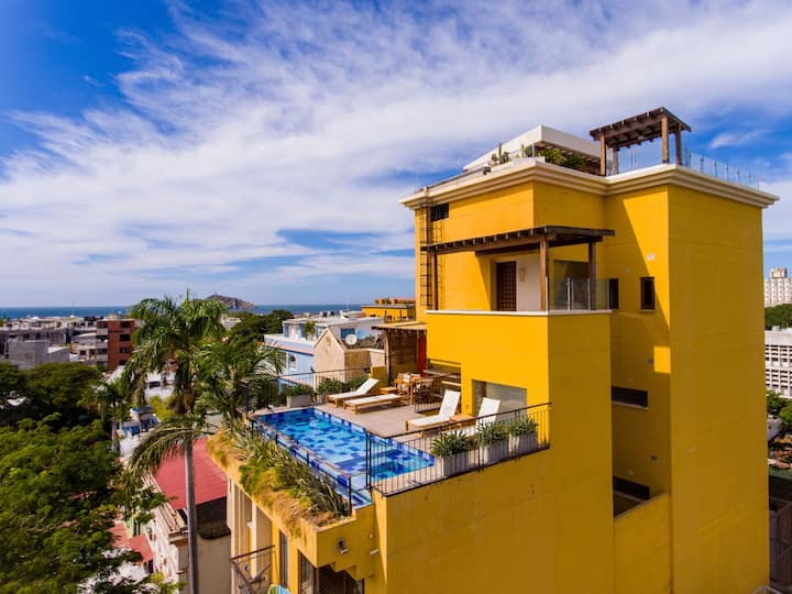 Designerloft / Rooftop Pool / Historic Center - Santa Marta