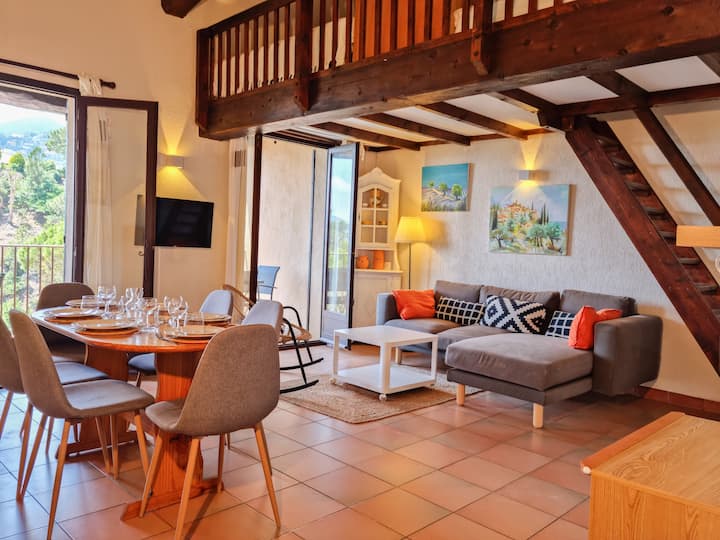Appartement Vue Mer à 5 Minutes Des Plages - Théoule-sur-Mer