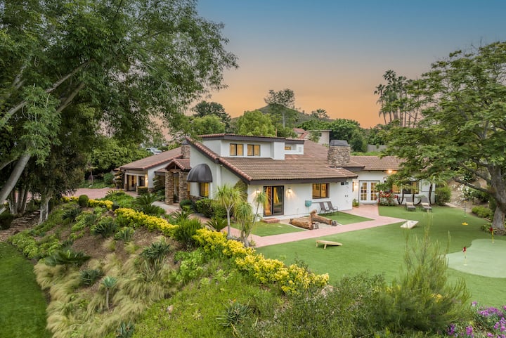 Luxury Escape: 5bd/6ba Gameroom, Pool, Spa & Golf! - Escondido, CA
