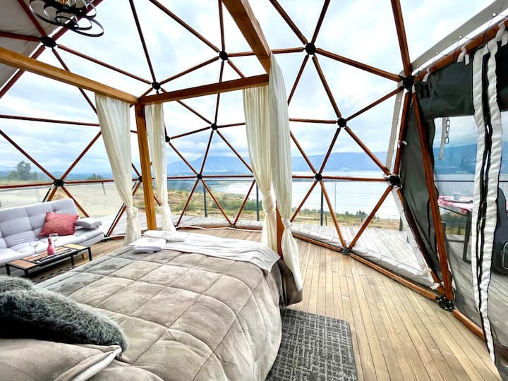 Glamping Spa Con Mágica Vista Al Embalse De Tominé - Guatavita