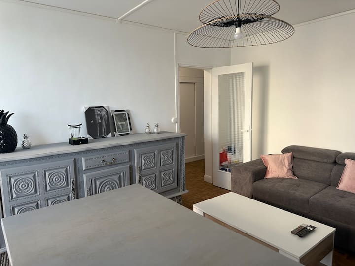 Appt Rénové Ds Residence 4pers Parking -Zenith - ibis budget Rouen Parc des Expos Zenith