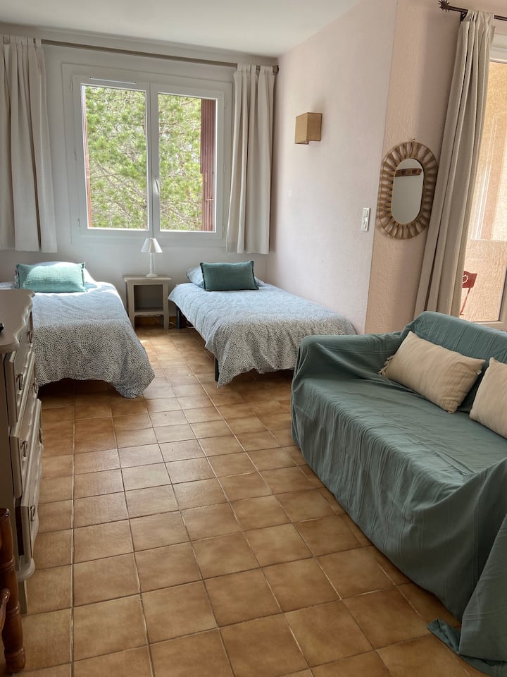 Studio 16 Au Calme Avec Terrasse - Esparron-de-Verdon