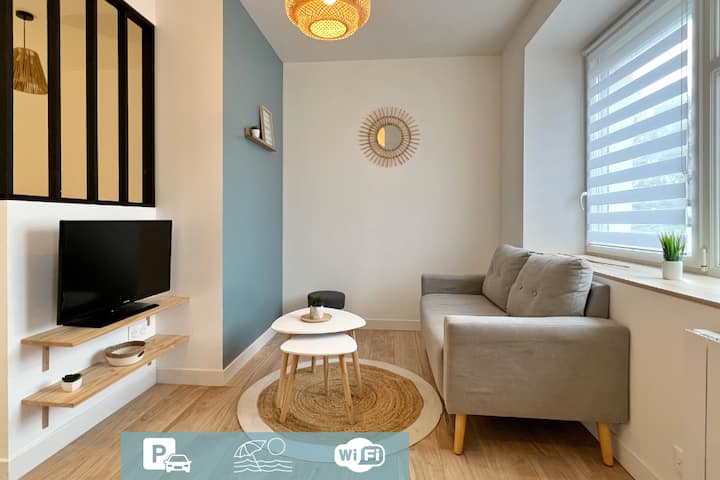 " La Perle Bleue " Proche Mer Et Centre Ville - Langueux