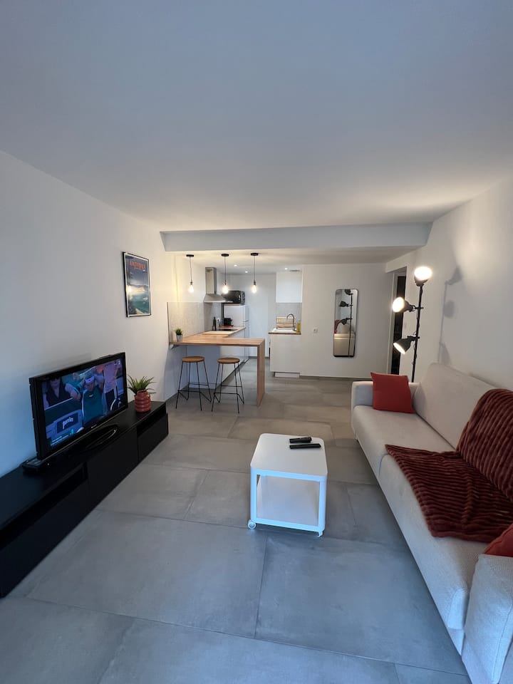 Studio Proche Plage Et Vieil Antibes + Parking - Antibes