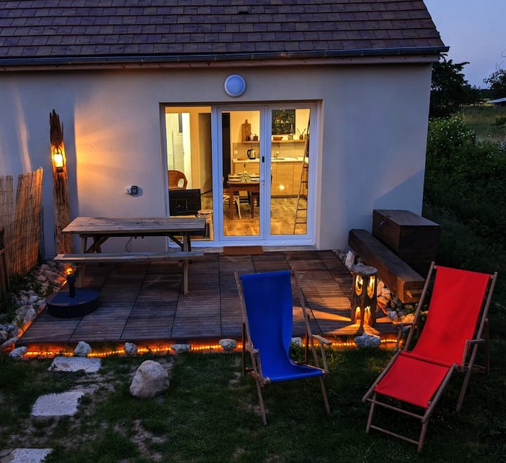 Lodge Et Sa Grande Terrasse En Bois & Jardin Privé - Fontainebleau