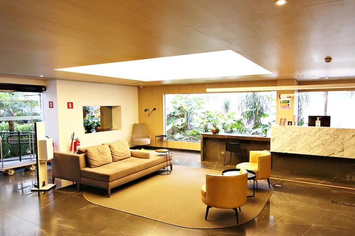 Flat Excelente - Estacionamento E Limpeza Inclusos - Sao Paulo