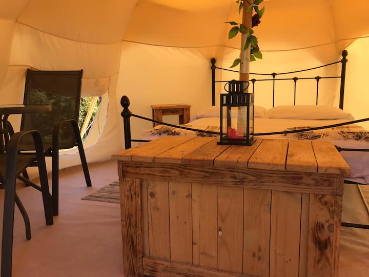 Willow The Lotus Belle Tent At Mena Farm, Cornwall - Bodmin