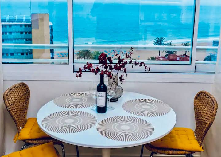 Luxury 1br • Sea Views • 100m To Poniente Beach - Benidorm