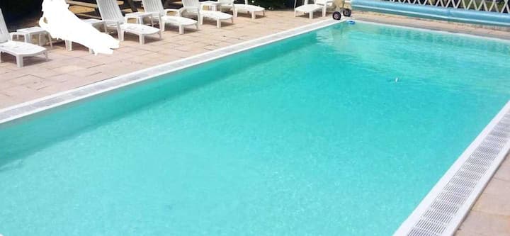 Cœur De Montagne, Plain-pied, Piscine, Wifi, - 뮤하