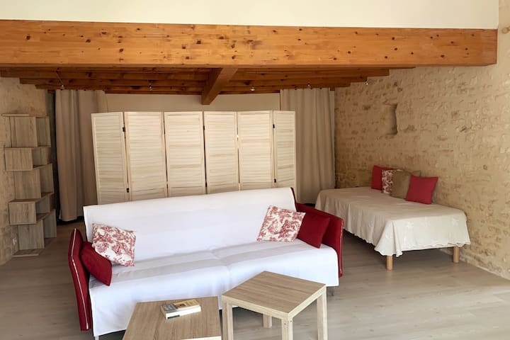 L'air, Gite 6 Pers, Piscine, 3 Chambres, 4 Lits - Charente-Maritime