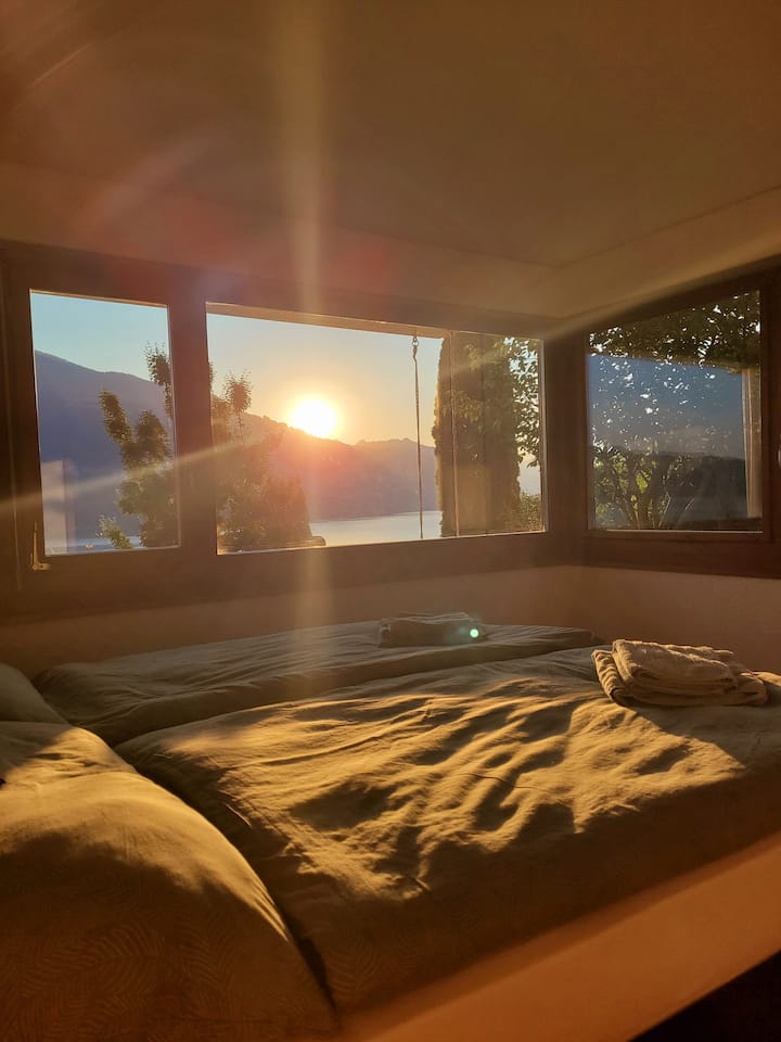 *Pura Vida* Garden & Lakeview Apartment - Faulensee