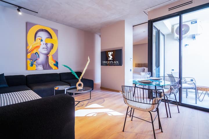 Ts03 | Anfa · Balcony · Stylish 1br · Parking - Casablanca