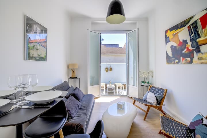 Tout à Pied, Terrasse, Calme, Spacieux, Bourgeois - Cannes