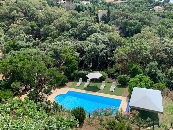 Villa Vue Mer. 6 Personnes. Piscine. - La Croix-Valmer