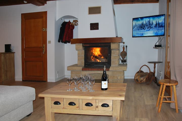 Chalet Avec Cheminée + Studio - Les Angles