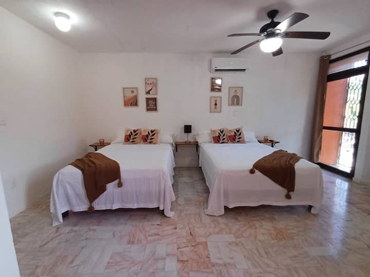 Habitación Privada En Cancún Centro - Ado (Marrón) - Cancún